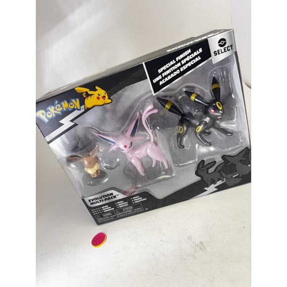 Jazwares | Toys | Pokmon Eevee 2 Umbreon Espeon Select Evolution Action ...